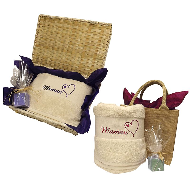 Coffret cadeau serviette brodée : une idée de cadeau original | Amikado Coffret cadeau serviette brodée : une idée de cadeau original | Amikado